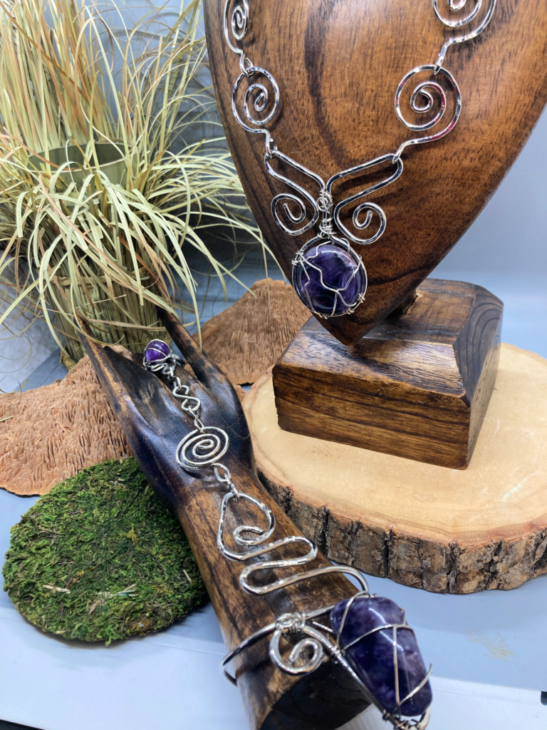 Amethyst Goddess Set - 2PC - Aboriginal Bling Blam